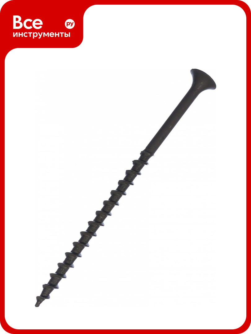 Саморез по дереву креп-комп черный 4,2х76 чд76 2x76