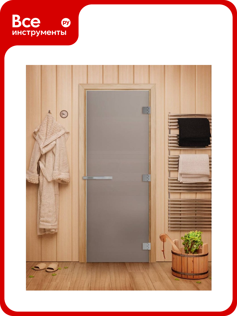 Дверь DoorWood сатин, 1900x700 мм