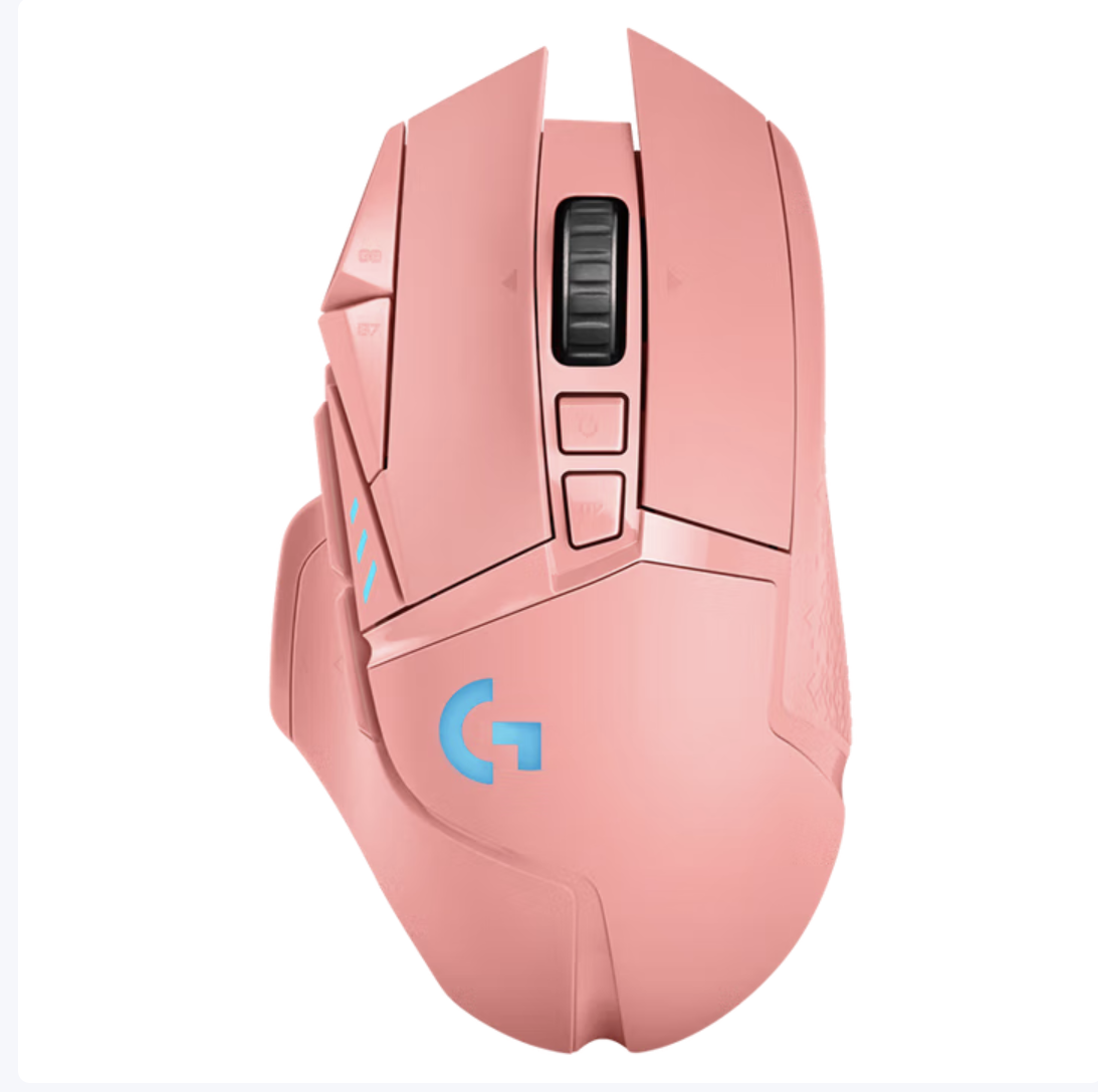 Logitech G Игровая мышь беспроводная G502 LIGHTSPEED, розовый