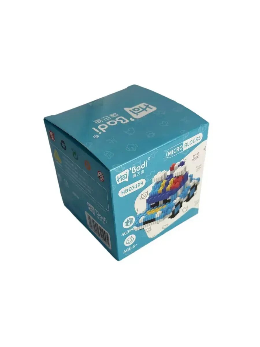 Конструктор 3D фигурка, Полицейская машина, HBD3109