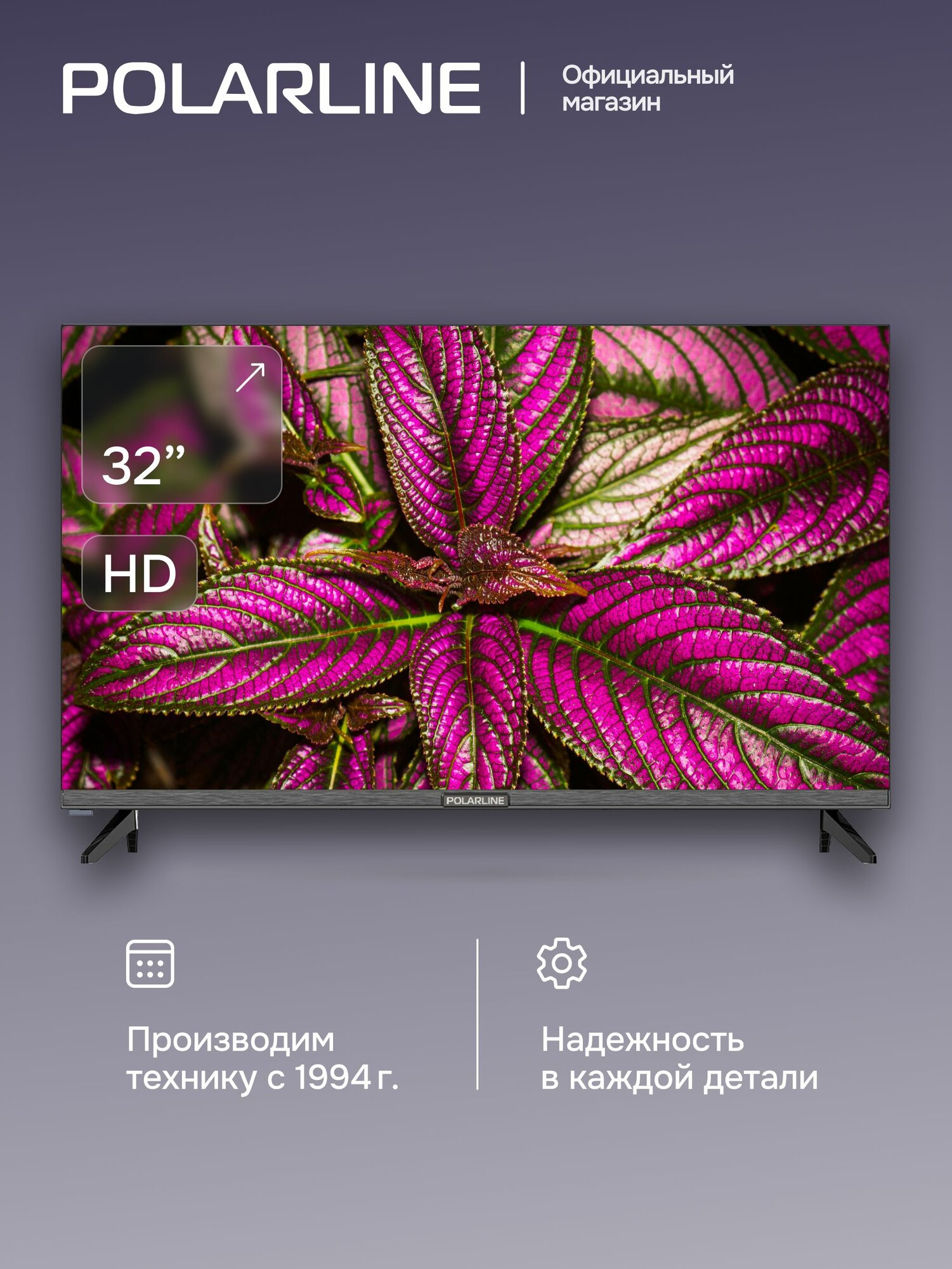 Телевизор Polarline 32PL12TC, черный