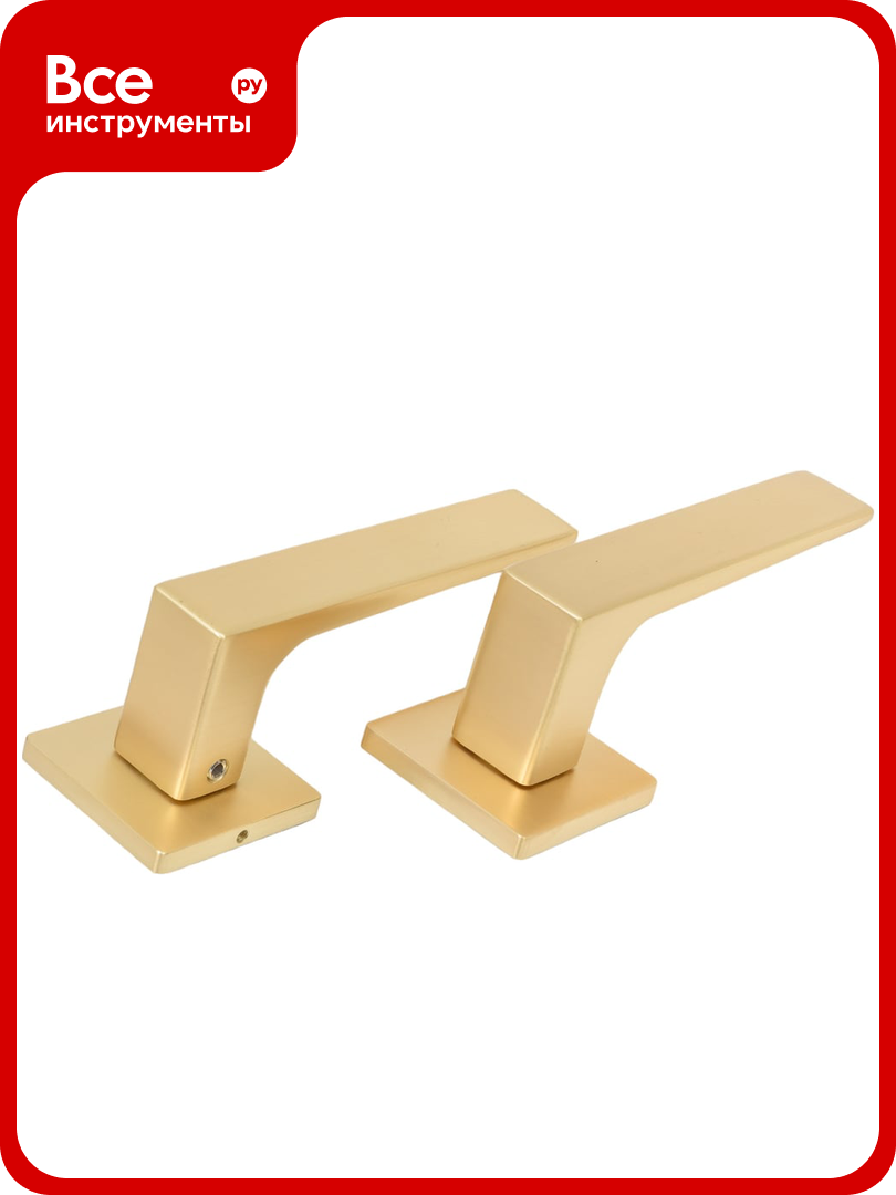 Раздельная ручка FUARO K. SL52. REDLINE (RED LINE SL) SSG-39 сатинированное золото