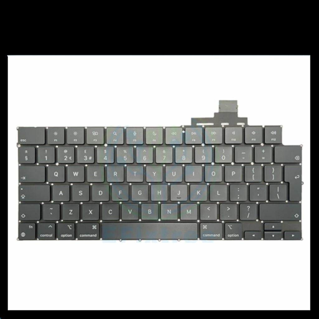 Клавиатура MacBook Air 13 15 M2 M4 A2681 A2941 A3113 A3114 A3240 A3241 Mid 2022 Early 2024 Г-образный Enter Midnight UK