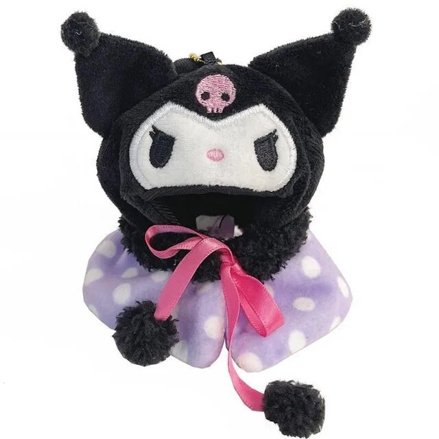 10-15 см чехол на голову куклы, плюшевая одежда, трехглазый мальчик, рыба, куром, Hello Kitty Taiyaki, аксессуары для одежды с мультяшной куклой Sanrio