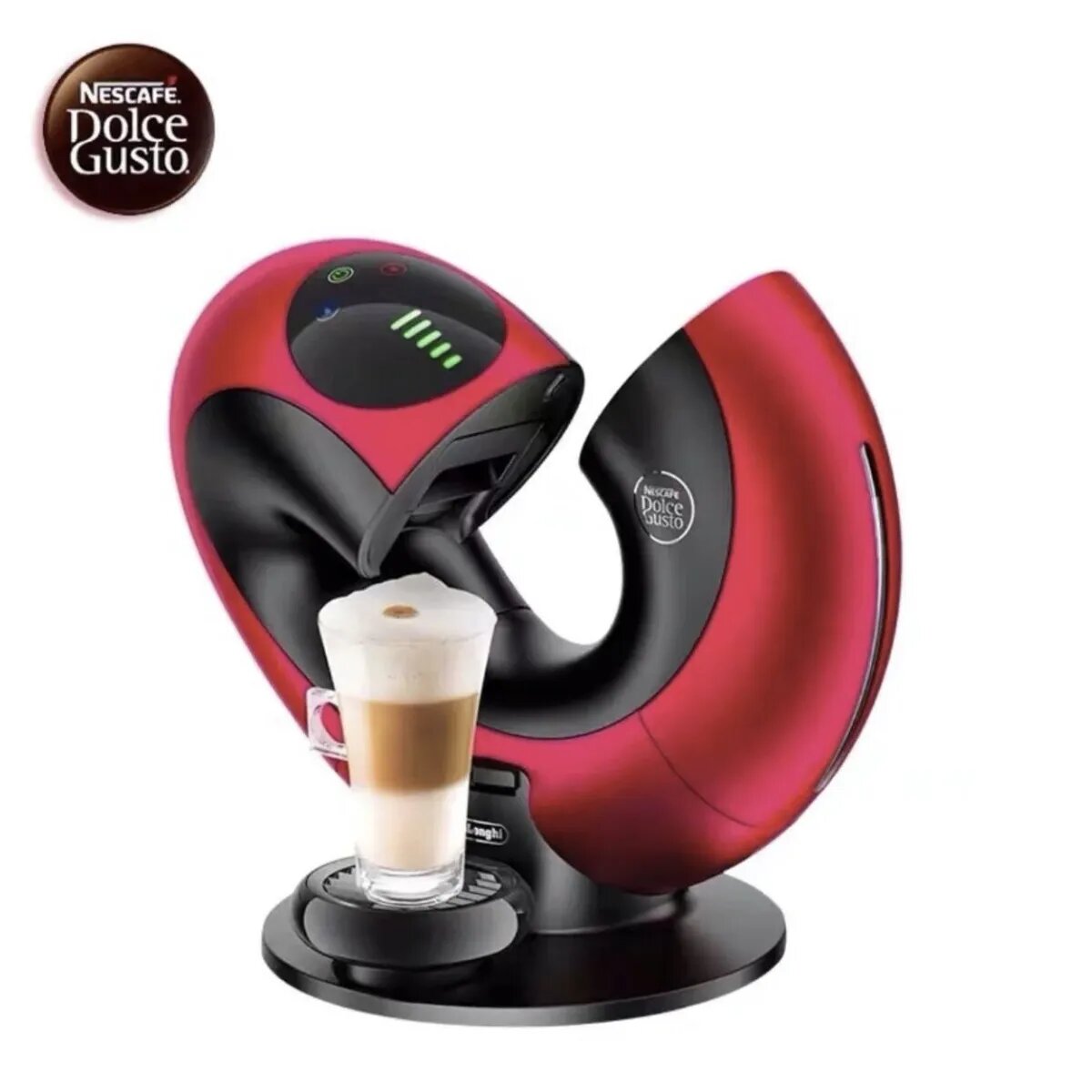 Nescafe Dolce Gusto Автоматическая кофемашина XS KP1A01(10/31), коричнево-красный, черный матовый