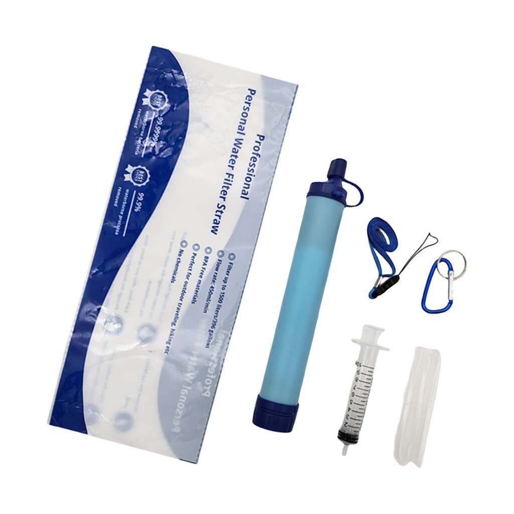 Портативный прямой питьевой фильтр для питьевой воды на открытом воздухе-Комплект 3