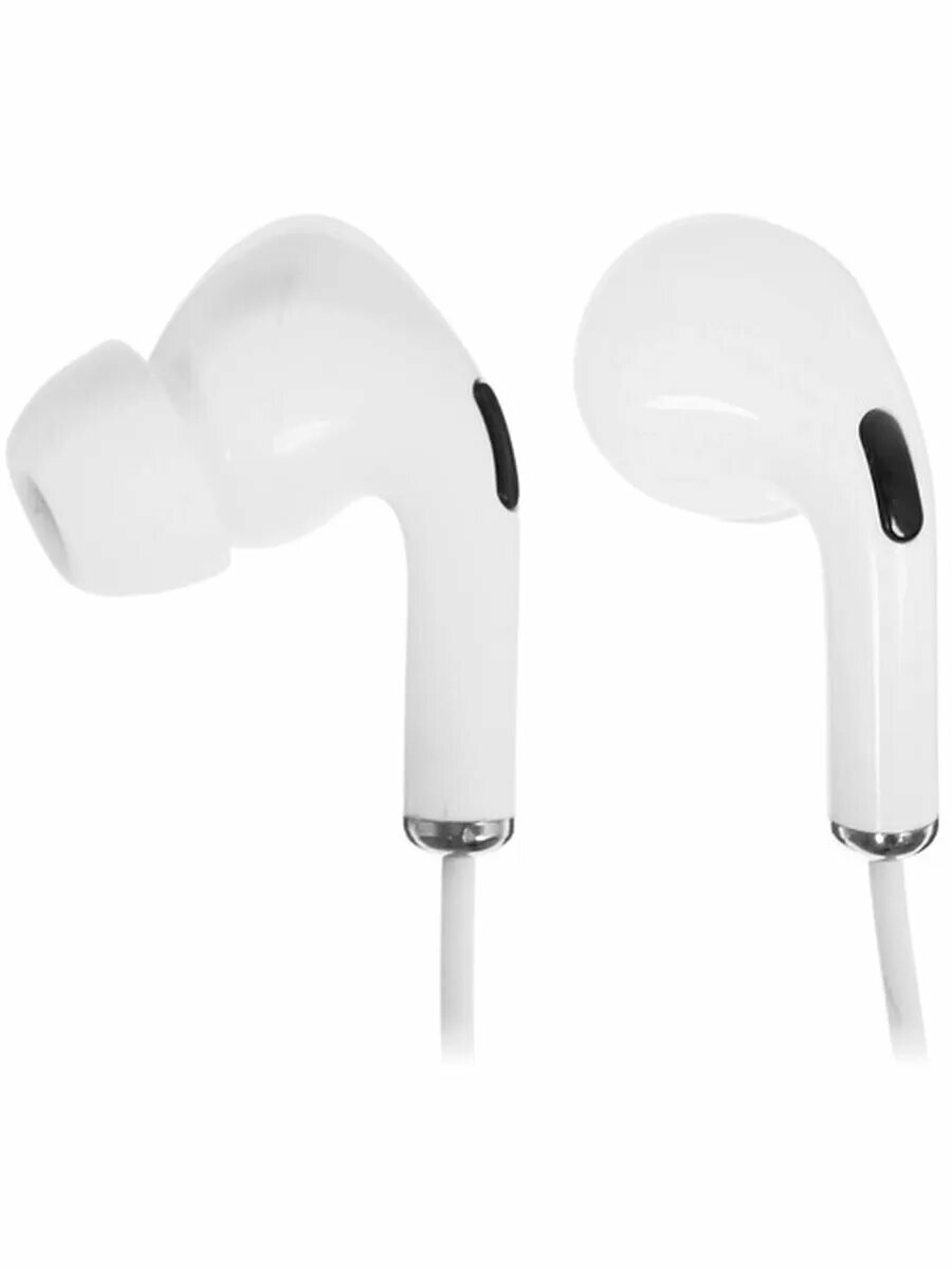 Проводные наушники DEXP "EH-250", белые, внутриканальные, 2 пары сменных амбушюр