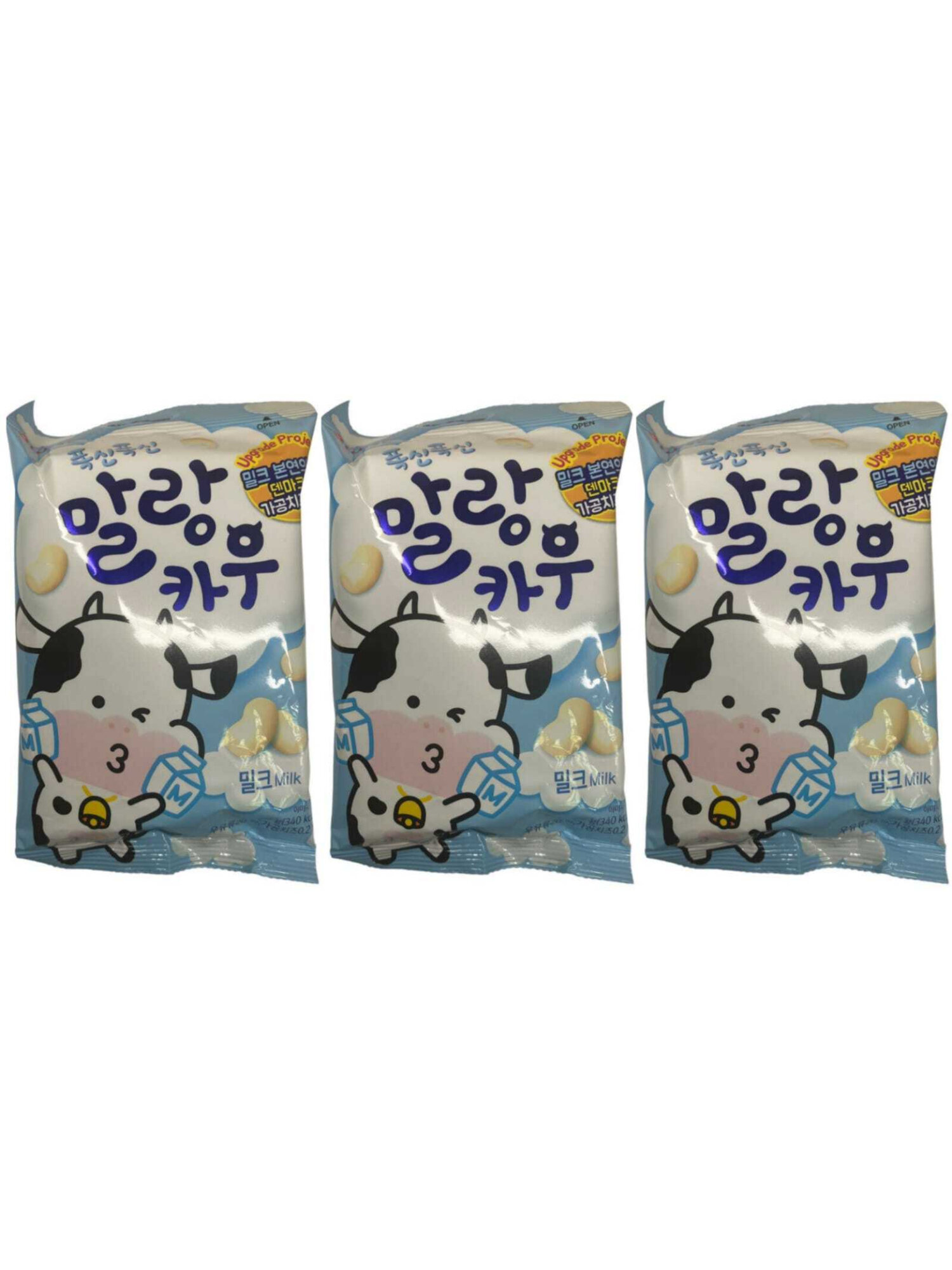 Жевательная конфета Lotte Malang Cow Milk 79 г 3 шт