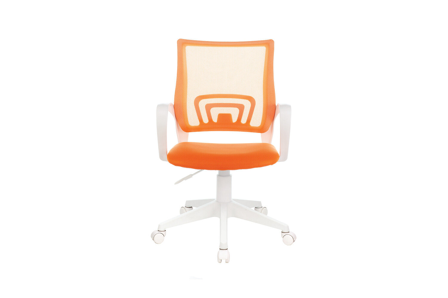 Компьютерное кресло Бюрократ CH-W695N, газлифт, с подлокотниками, оранжевое