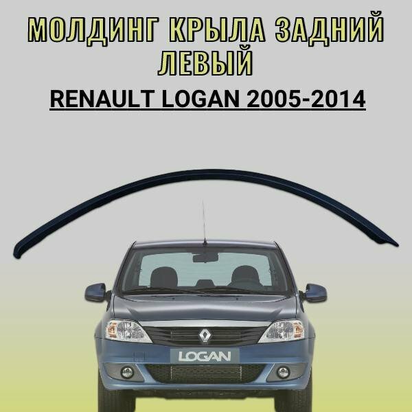 Молдинг крыла задний левый Renault Logan (2005-2014) Артикул: 6001548287