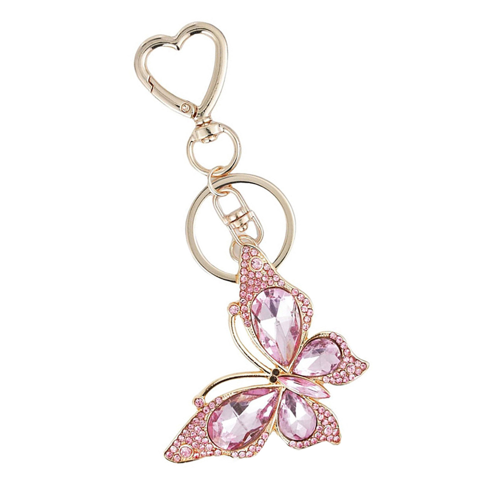 Кольца для ключей в виде бабочек украшения сумок аксессуар металлический подвес