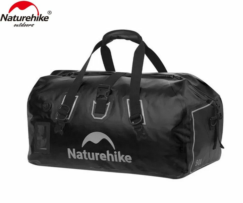 Водонепроницаемая сумка Naturehike 90л Черная (CNK2450XB015)