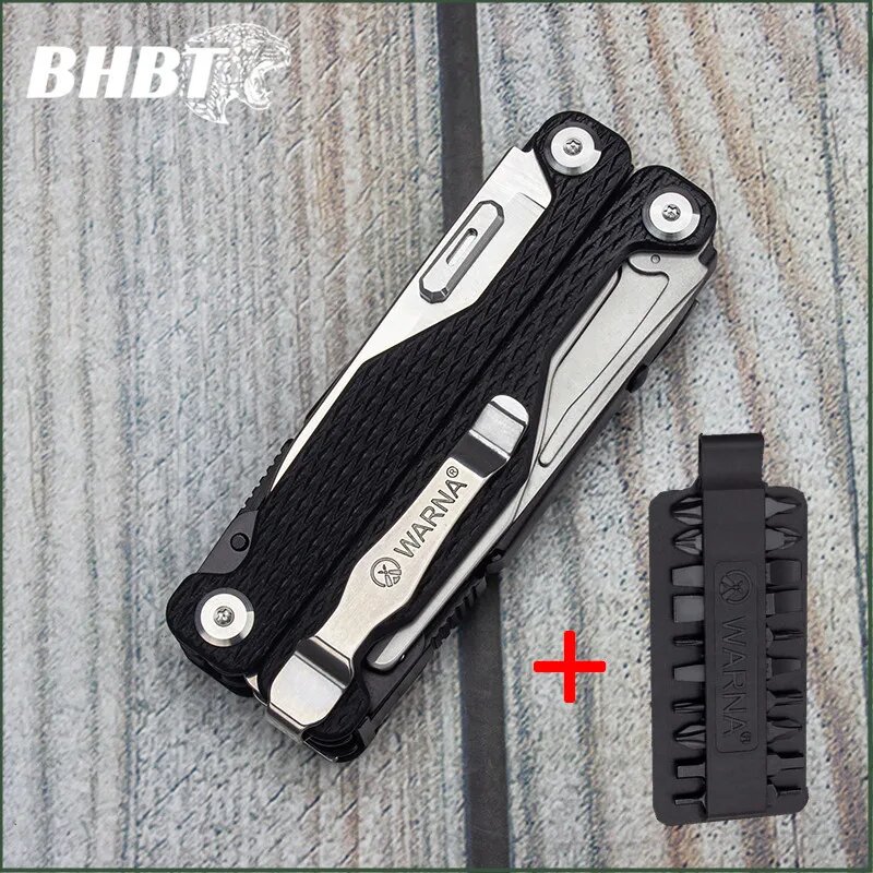 BHBT Складные многофункциональные плоскогубцы Многофункциональные комбинированные инструменты Плоскогубцы Складные ножницы EDC Уличное оборудование Швейцарское Black set