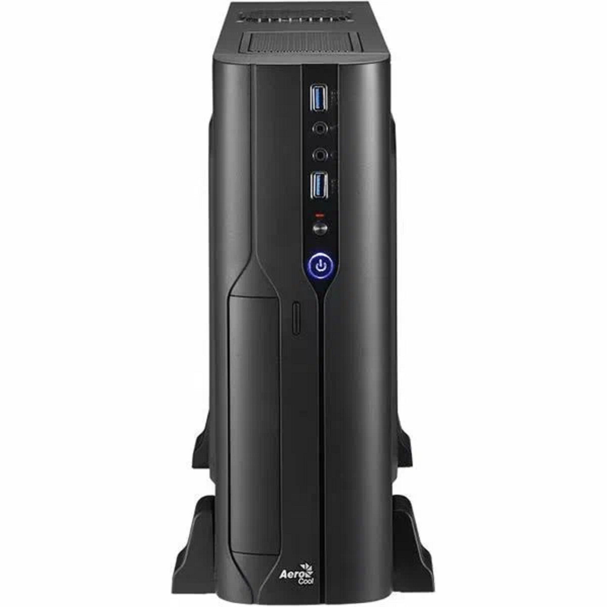 Корпус mATX AeroCool Cs-101, Slim, Micro-ATX, Mini-ITX, USB 3.2 Gen 1 Type-A, 1 x 80 мм