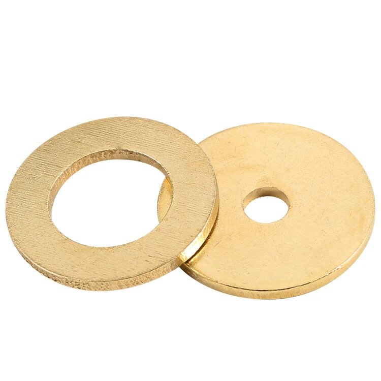 Латунные плоские шайбы M2.5 M3 M4 M5 M6 M3x8x0.5mm(50Pcs)