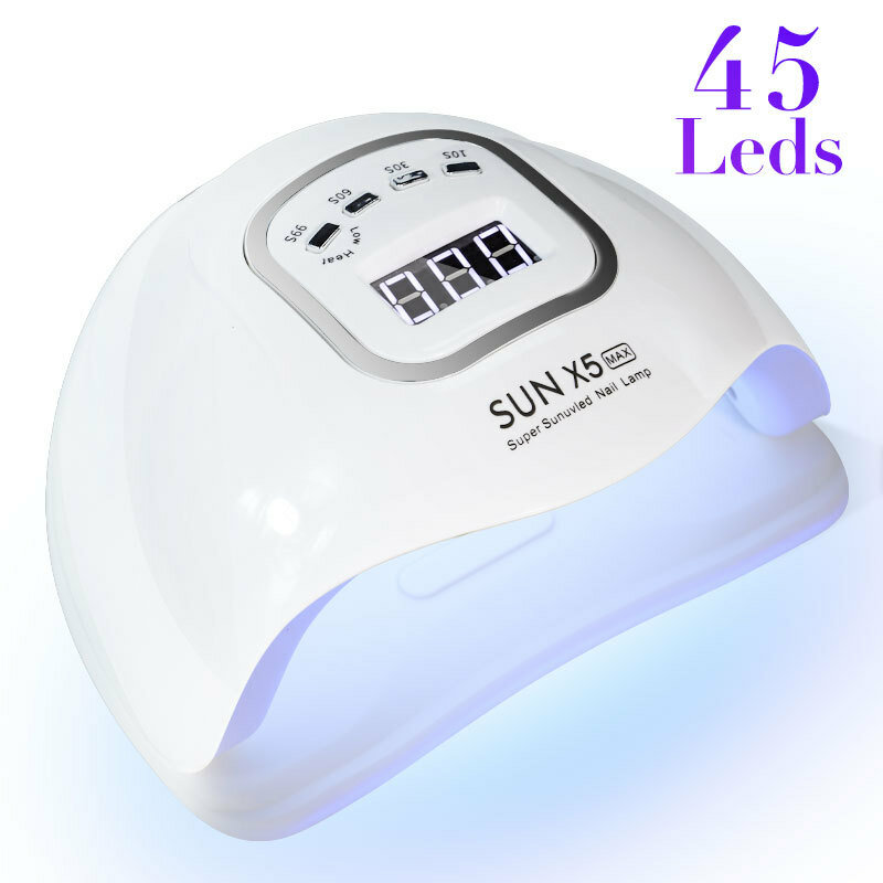 Лампа для ногтей Limegirl X5MAX, 120Вт, LED, 45 ламп, индукционная