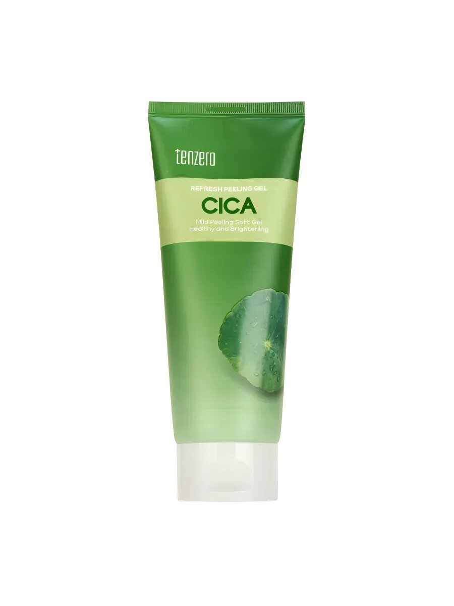 Пилинг-гель для лица отшелушивающий с экстрактом центеллы азиатской TENZERO Refresh Peeling Gel Cica 180ml
