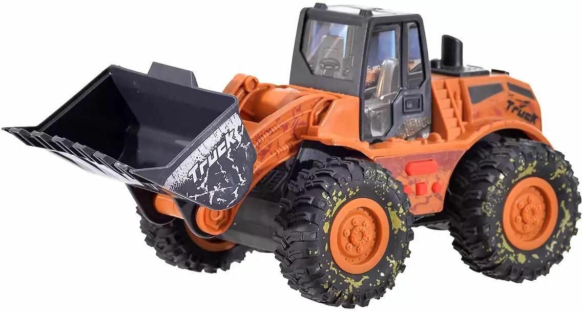 Машина инерционная КНР 1189-12 Фронтальный погрузчик, свет, звук