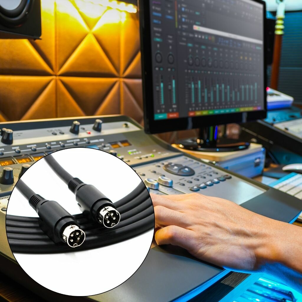 Запчасть для аудиотехники, Кабель подключения для колонок Edifier R1700BTR1600TIII - 8 метров, 1 шт.