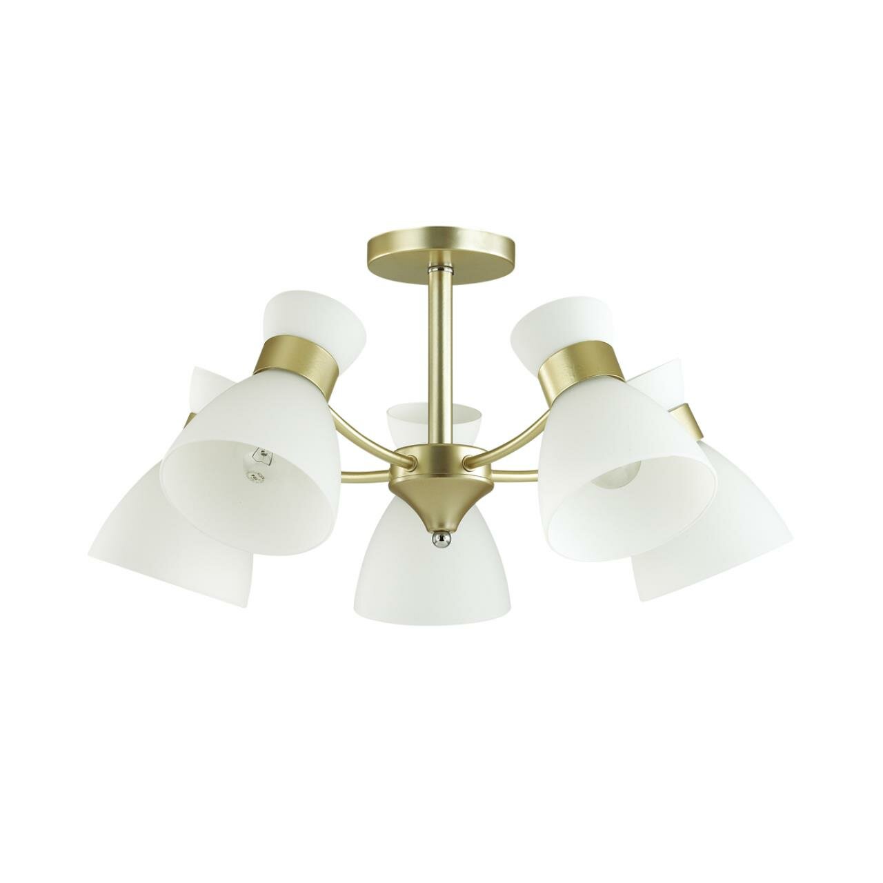 LUMION 4535/5C COMFI LN26 114 матовое золото Люстра потолочная E27 5*60W 220V WILMA