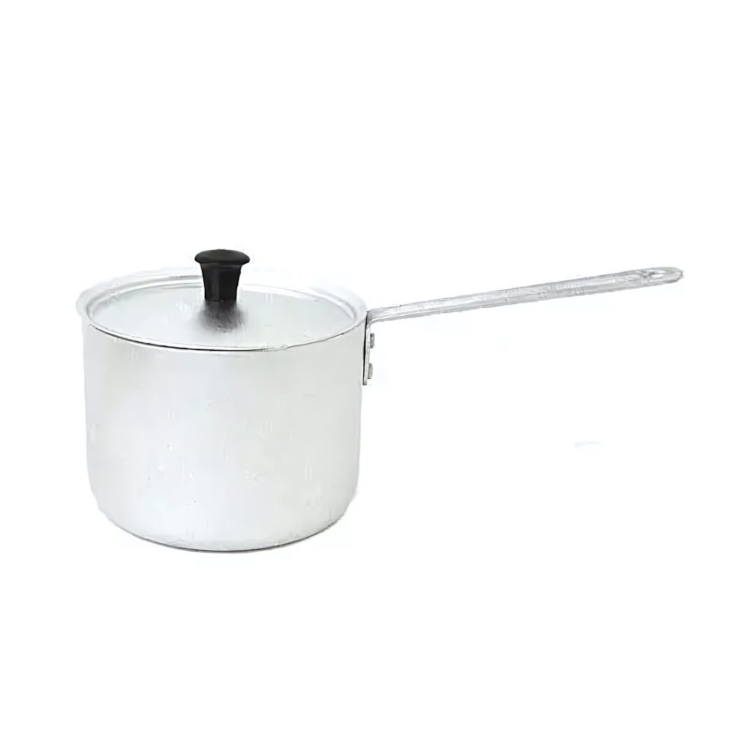 Кастрюля-ковш с крышкой 1л, алюминий, долговечная поверхность, Демидовский завод