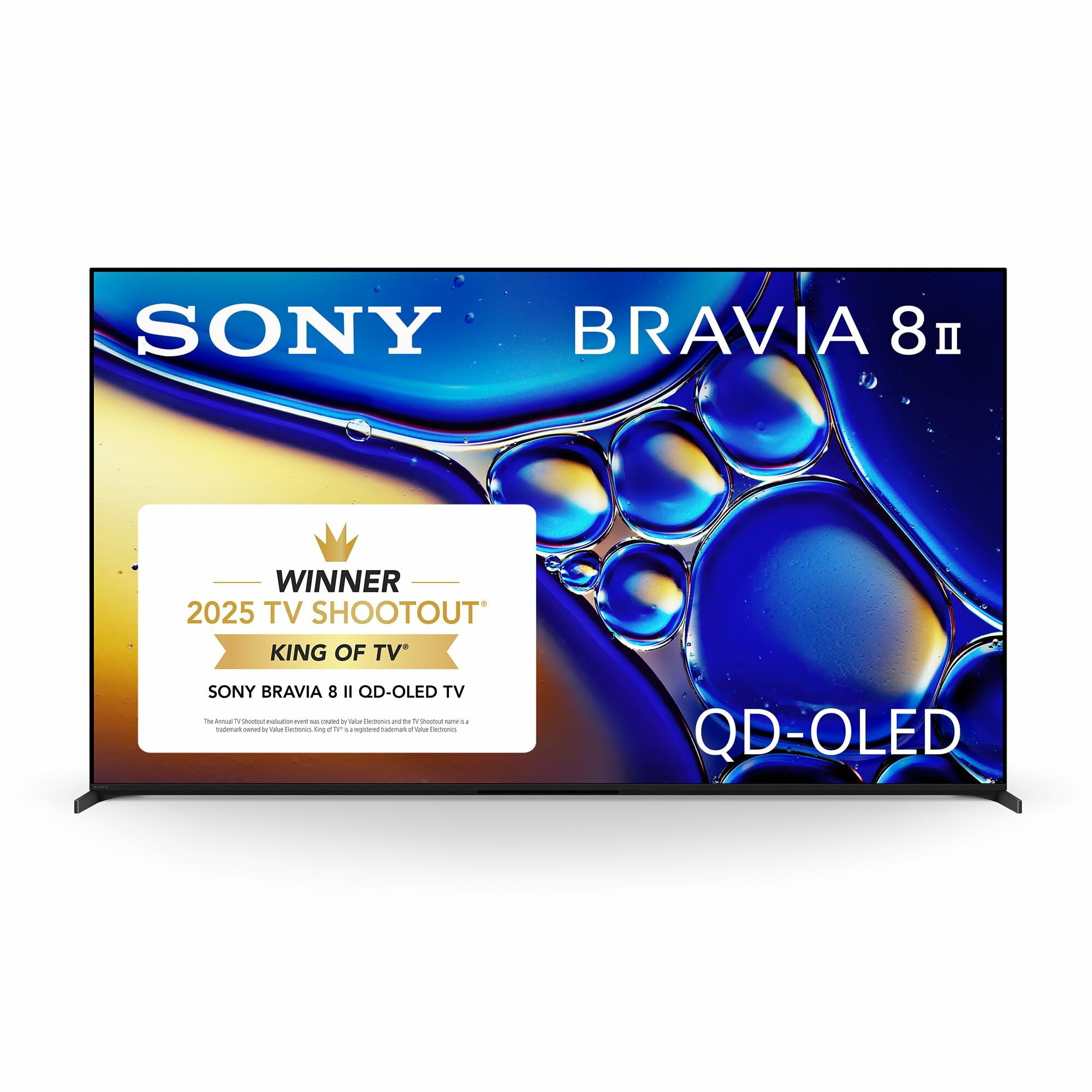 Телевизор Sony K-65XR80M2, 4K, OLED, диагональ 65 дюймов, разрешение 3840 x 2160, черный