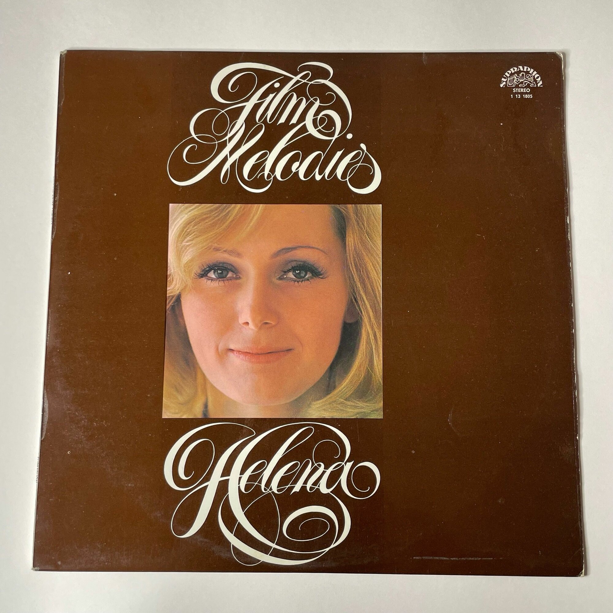 Винтажная виниловая пластинка LP Helena Vondrackova Film Melodies (Чехословакия 1975)
