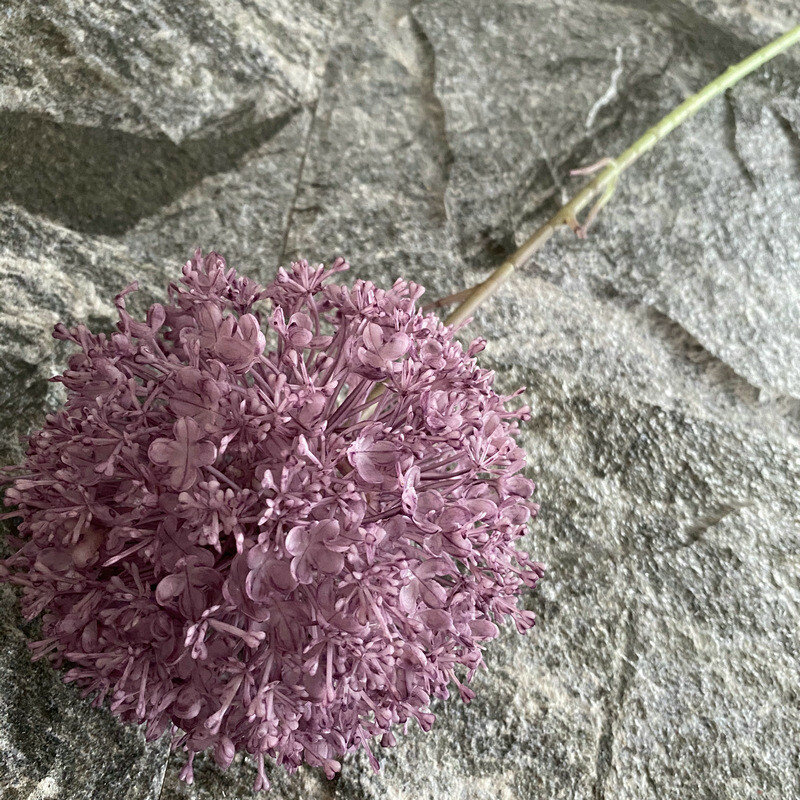 Fake allium giganteum куст с экологичным пластиком для фотосессий и праздников deep purple