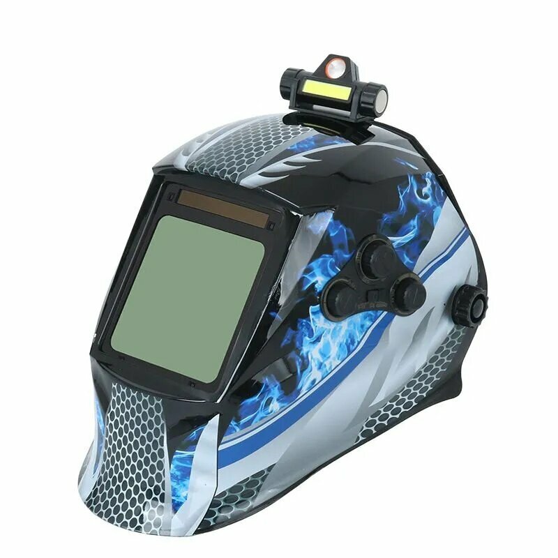 Маска сварочная, Большой цветной экран, Предпочтительное рабочее оборудование для сварщиков 100 x 90 мм, DIN 4/5-13 (с внешней регулировкой)