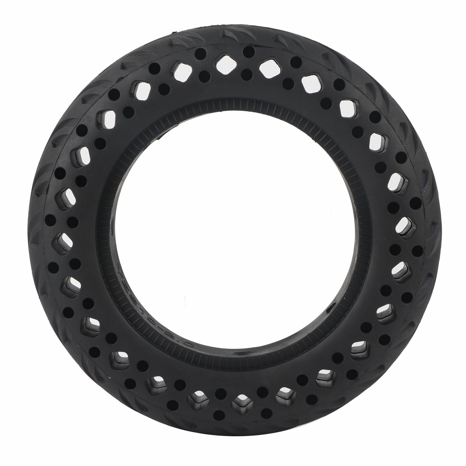 Взрывозащищенные цельнолитые шины для электросамоката 10x2,0 дюйма, износостойкие противоскользящие резиновые колеса для долговечной работы.