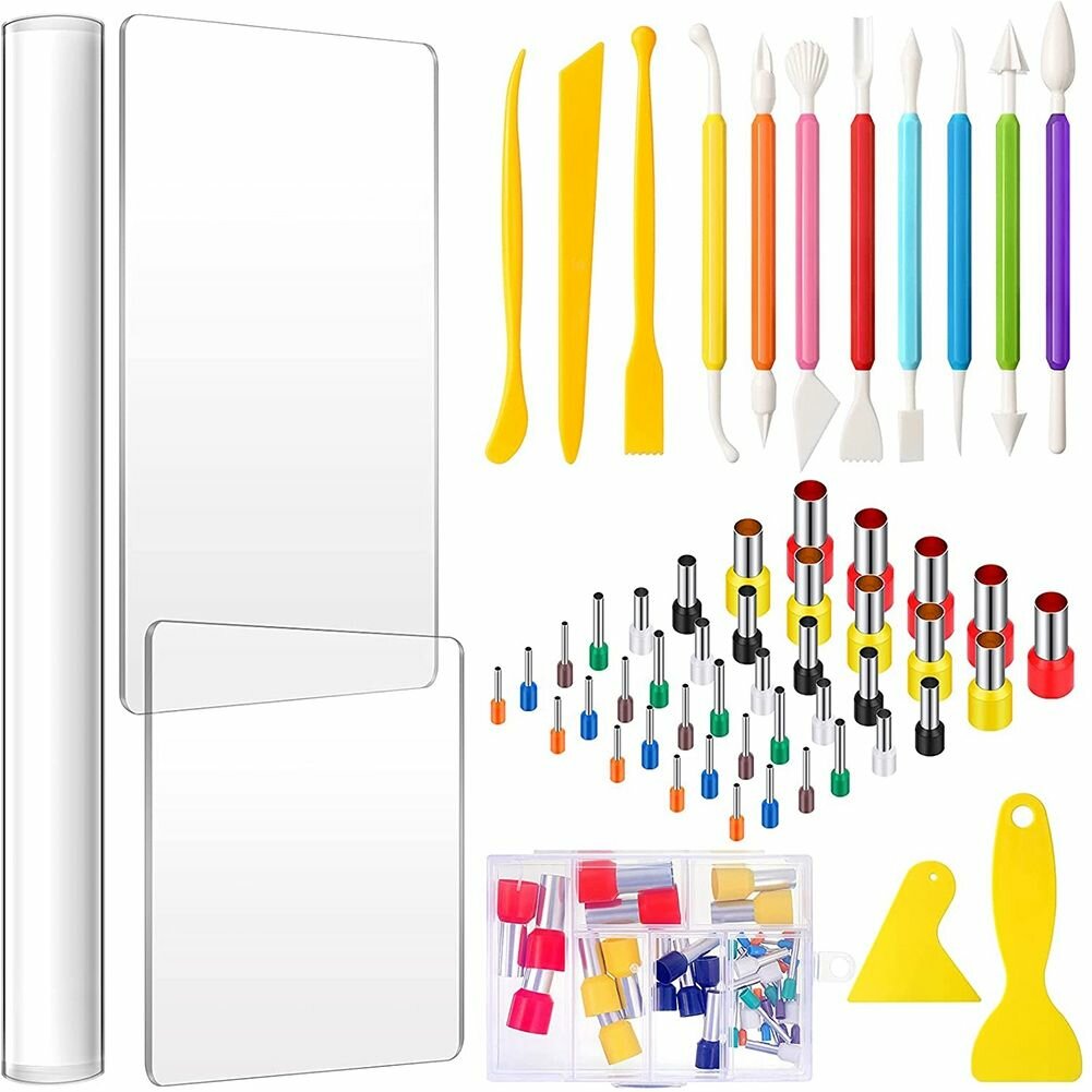 Набор резаков ролик для полимерной глины для самостоятельной работы с глиной дома в офисе и т. д.