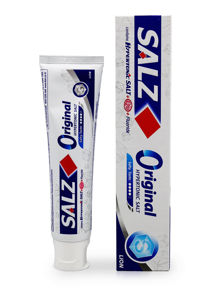 LION Паста зубная для чувствительных зубов и десен с коэнзимом Q10 Salz Original, 140 г