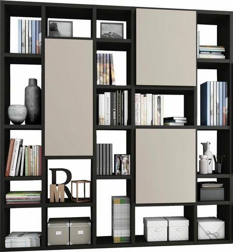 Стеллаж Куб-2 МДФ Кашемир Венге для документов для книг 180*200*38