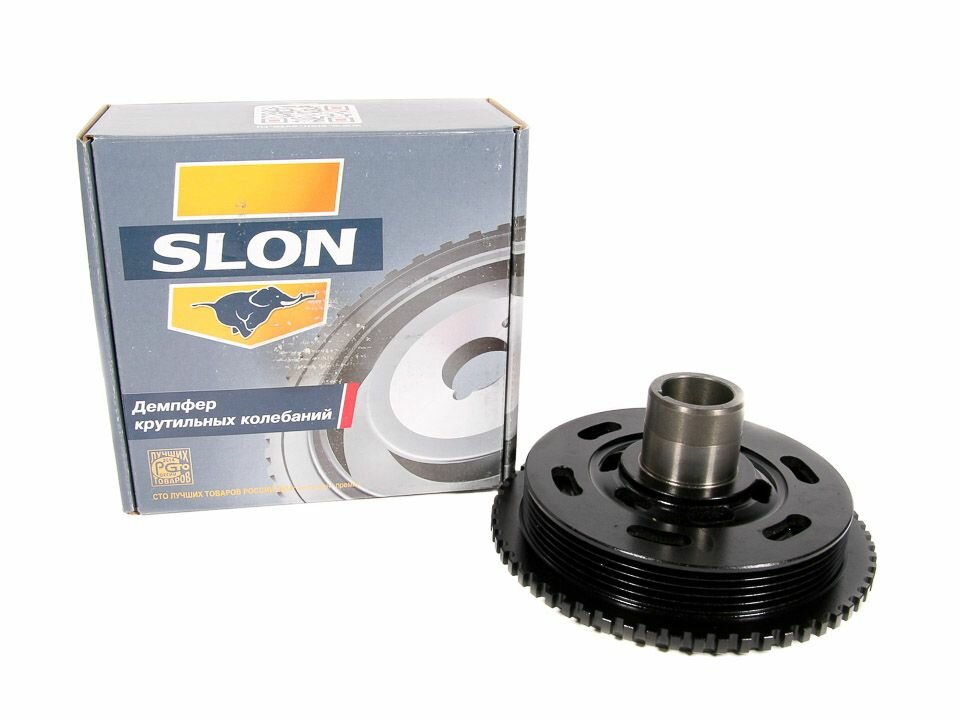 Шкив коленвала 2123 демпфер 8 кл резинометаллический Slon 2123-1005058-01