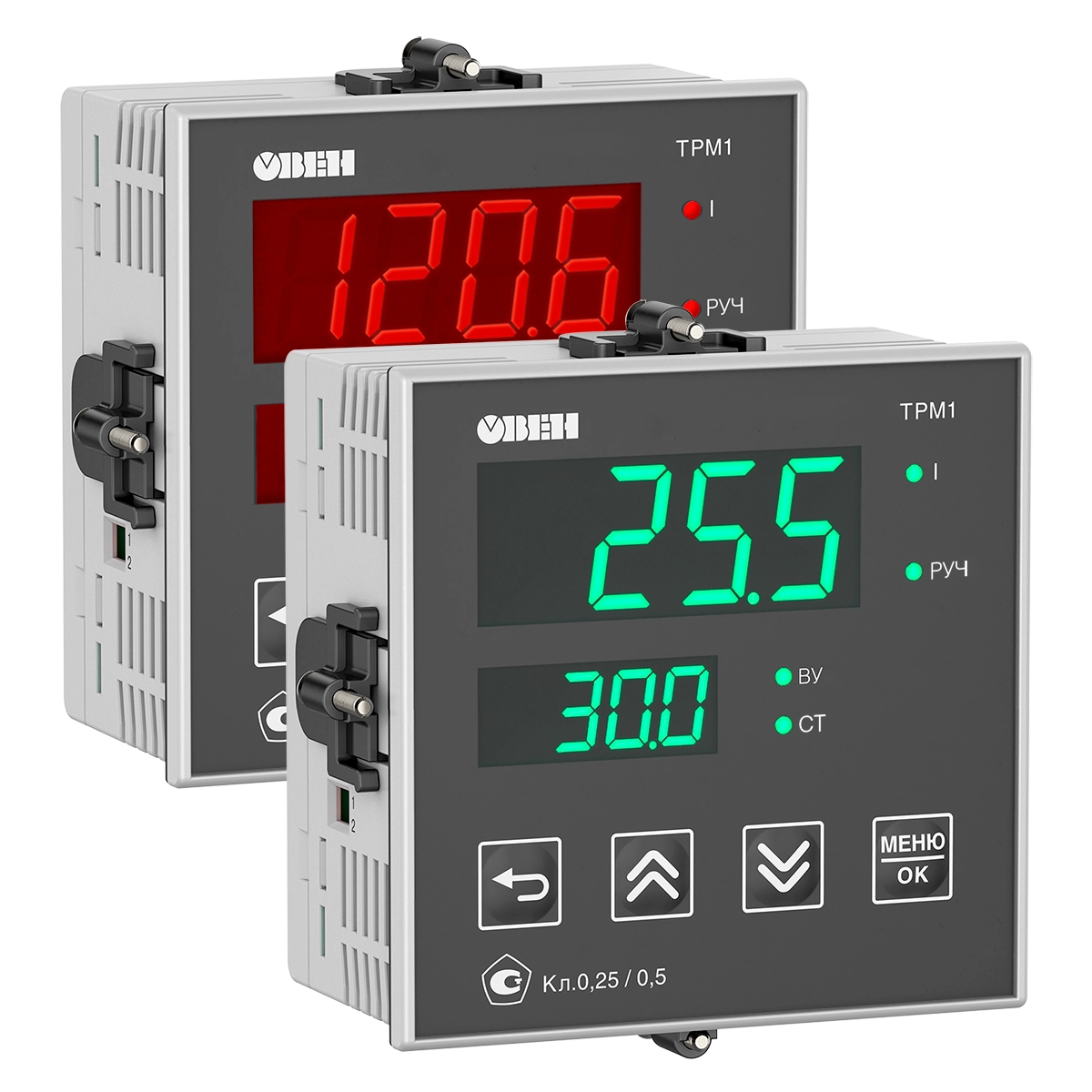 Измеритель-регулятор овен ТРМ1-Щ1. У2. Р, одноканальный, компактный, 20х96х96 мм