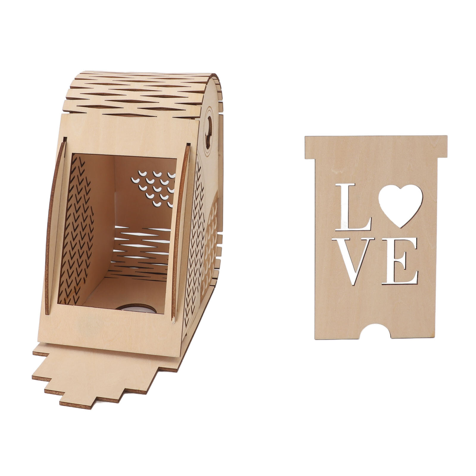 Сова орнамент деревянный DIY сборка настенный 3D Сова настольное украшение для гостиной спальни офиса фермы полка