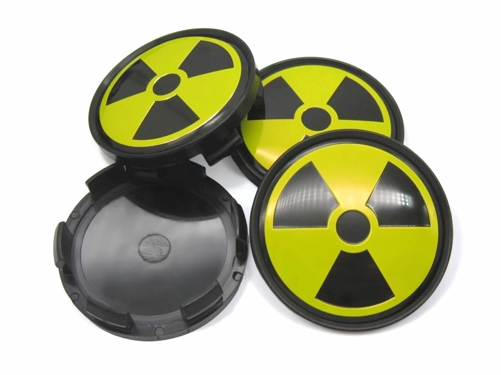 Колпачки заглушки на литые диски Радиация 59/56/10 мм, комплект 4 шт.