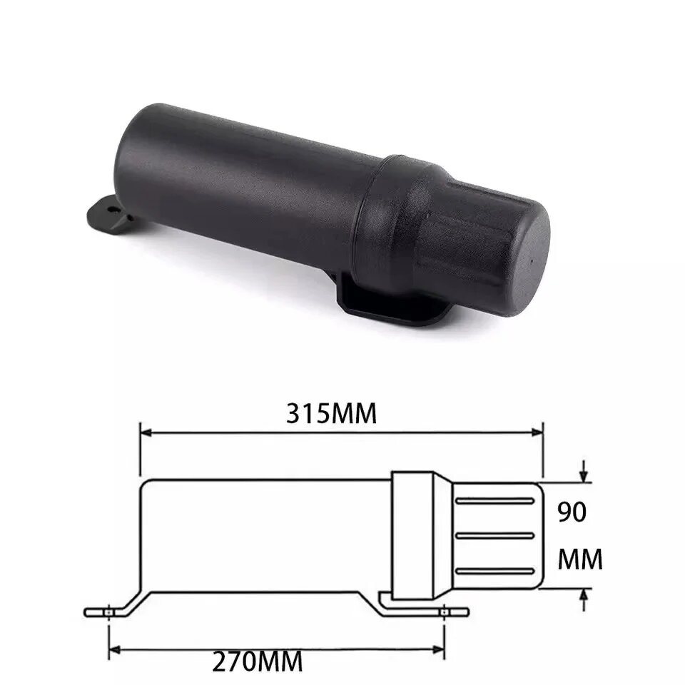 Универсальные Мотоциклетные аксессуары для внедорожников, водонепроницаемый инструмент тубус для перчаток, контейнер для хранения дождевика, Черный