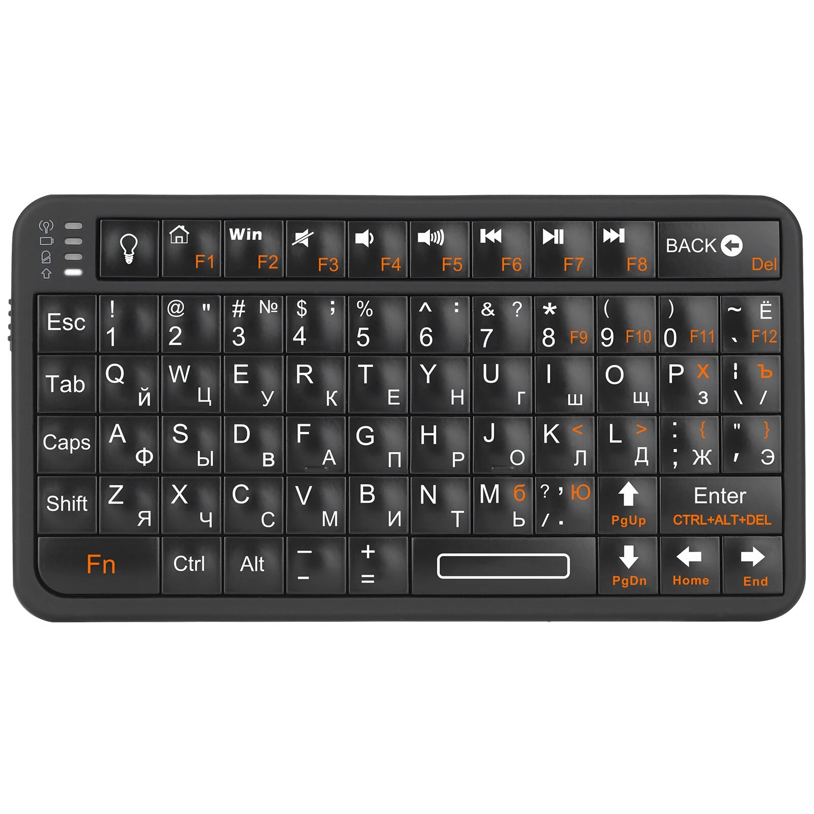 Rii 518BT Мини беспроводная русская мембранная клавиатура