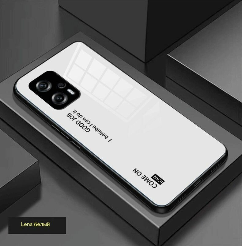 Подходит для Xiaomi Redmi Note 11T Pro / Redmi Note 11T Pro+ / Poco X4 GT 5G, защитный чехол, чехол для мобильного телефона из стеклянного материала + подарок (защитное стекло/пленка)