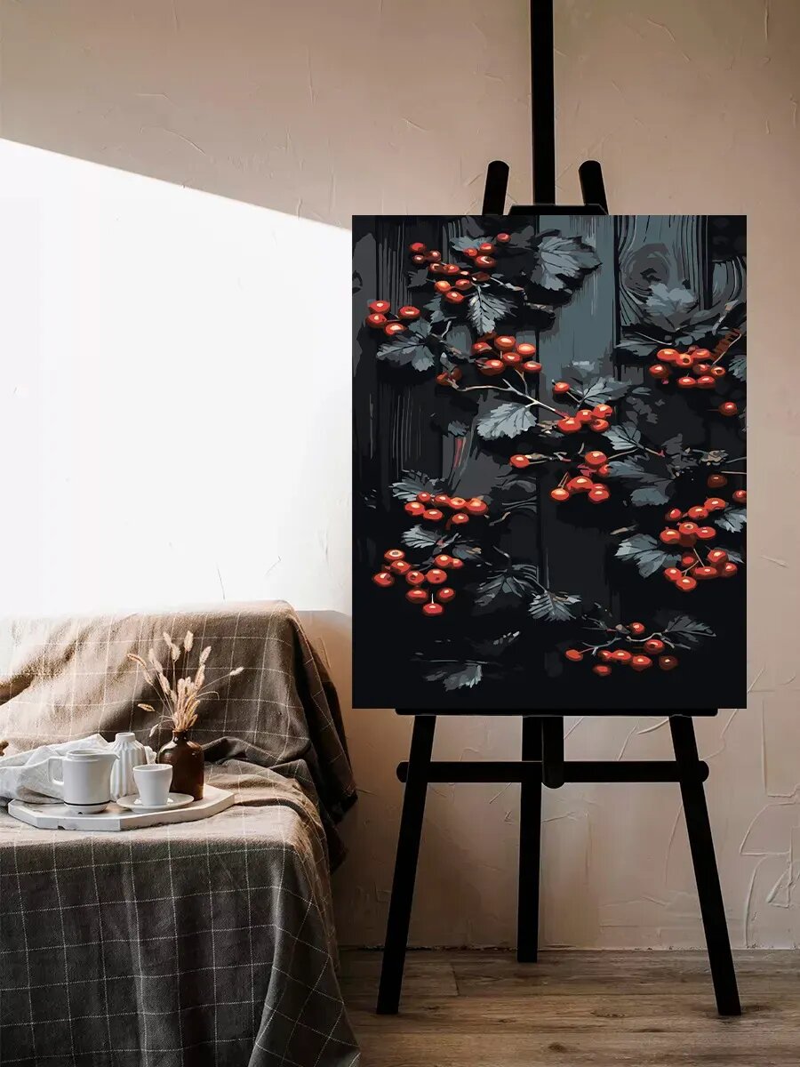 Картина по номерам Рябина