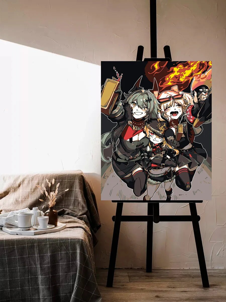 Картина по номерам Zenless Zone Zero Аниме Видеоигра