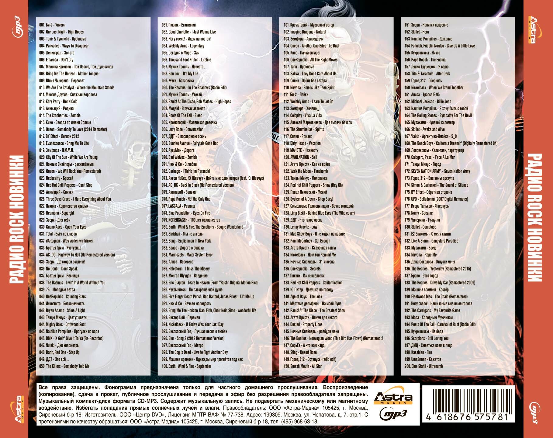 Радио Rock Новинки 50 Х 50 (Новое и Лучшее)