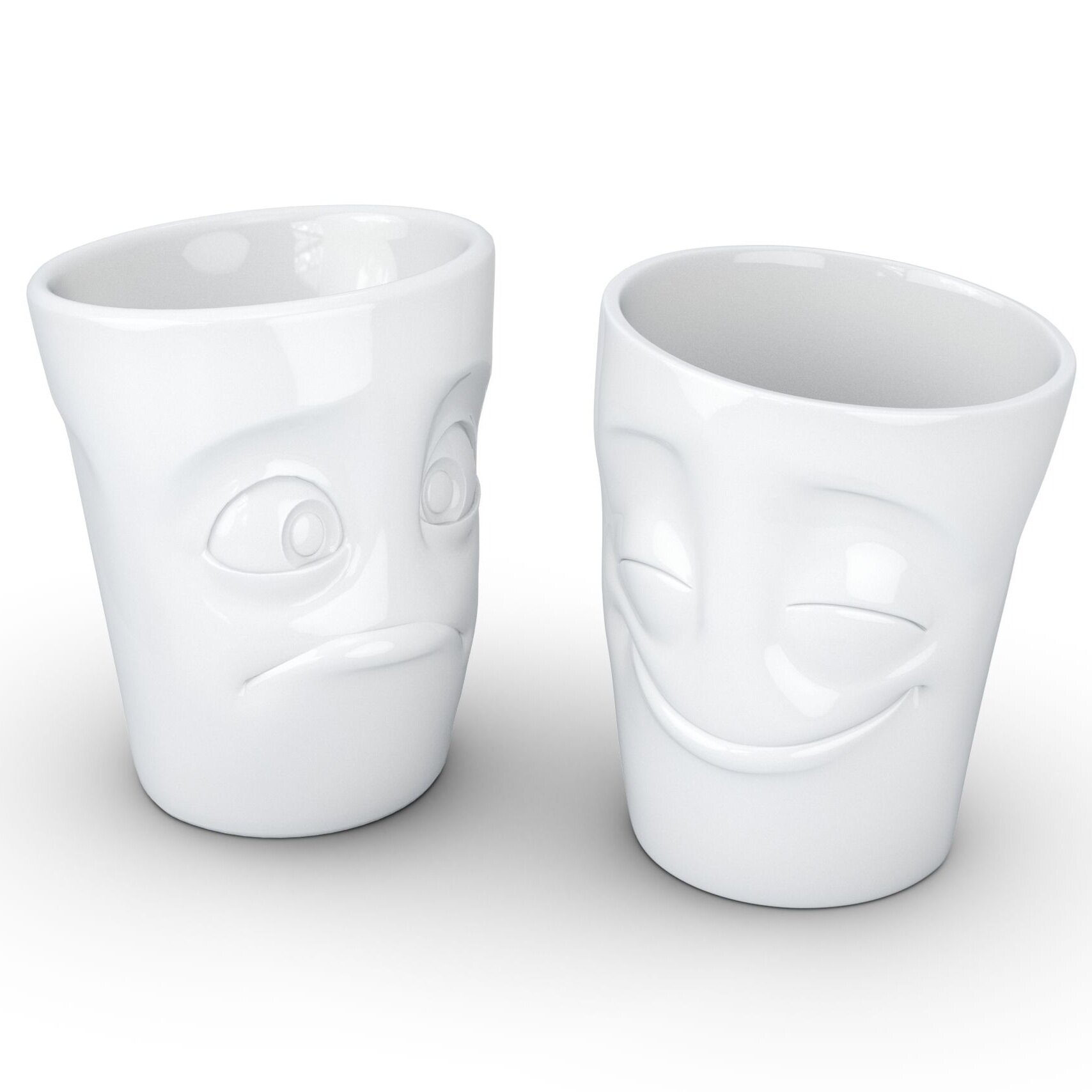 Набор кружек Tassen Mug set no. 2 Cheery & Baffled without handle in white 01.28.01