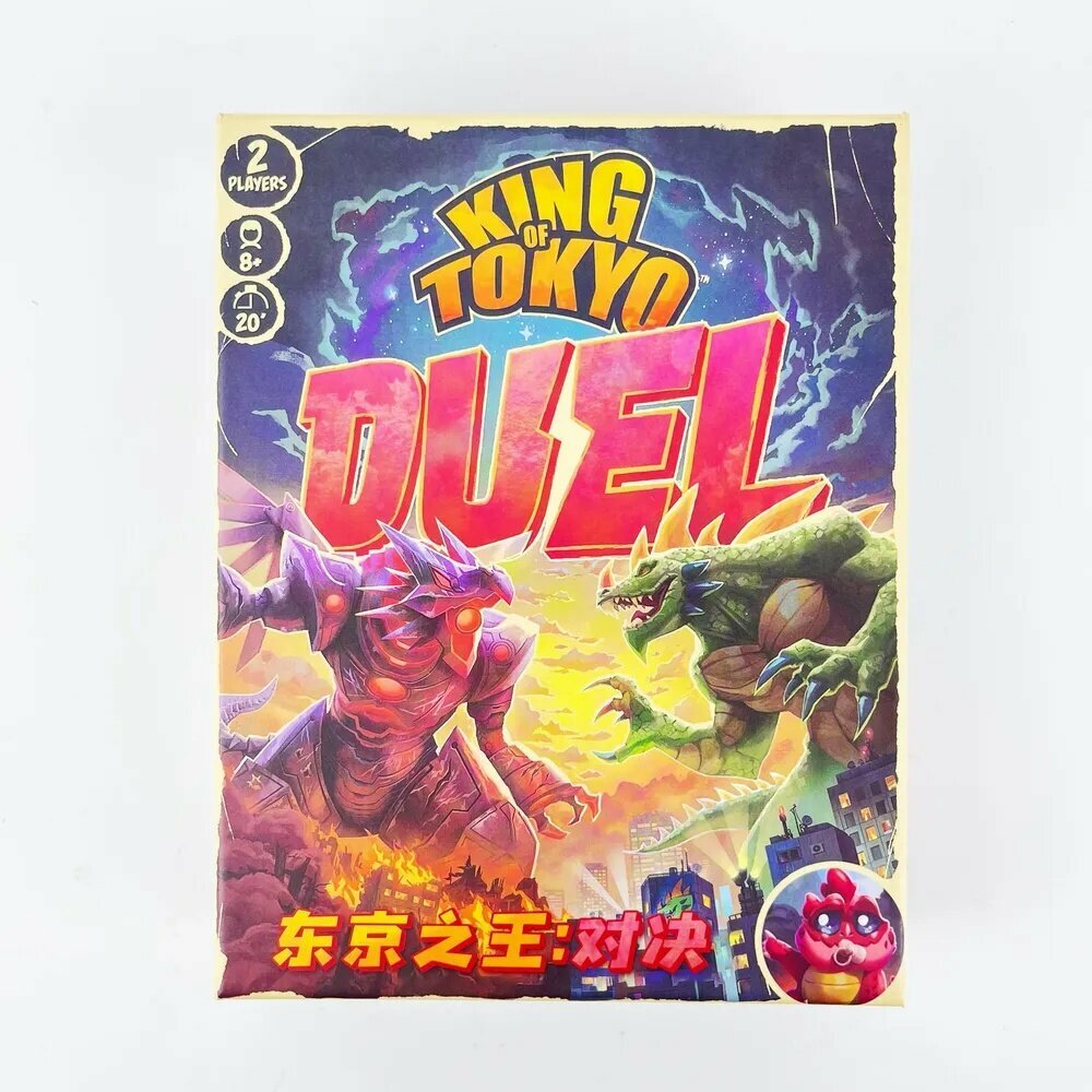Настольная игра King of Tokyo Duel, китайская версия, для 2 игроков, 20 мин.