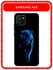 Чехол на Samsung Galaxy A03 / Самсунг Галакси А03 с принтом "Пантера в лунном св...