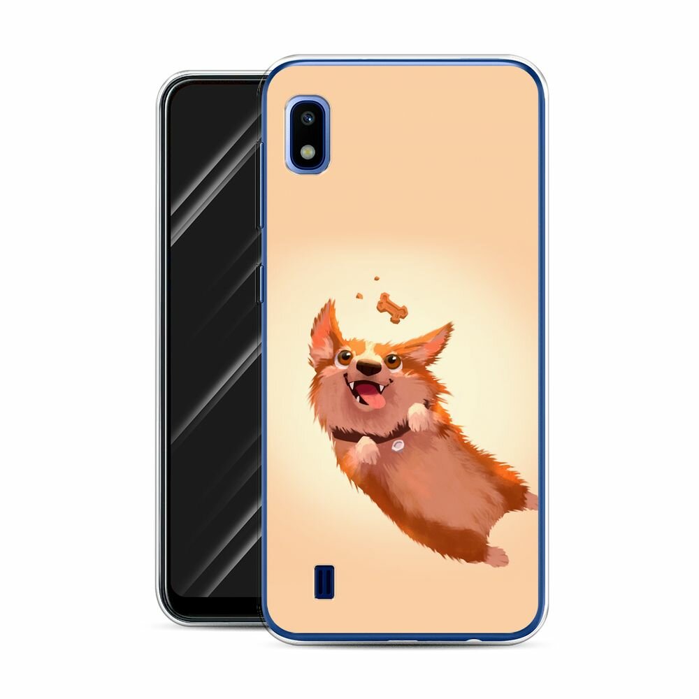 Чехол на Samsung Galaxy A10 / Самсунг Галакси А10 с принтом Корги печенька — фото 1