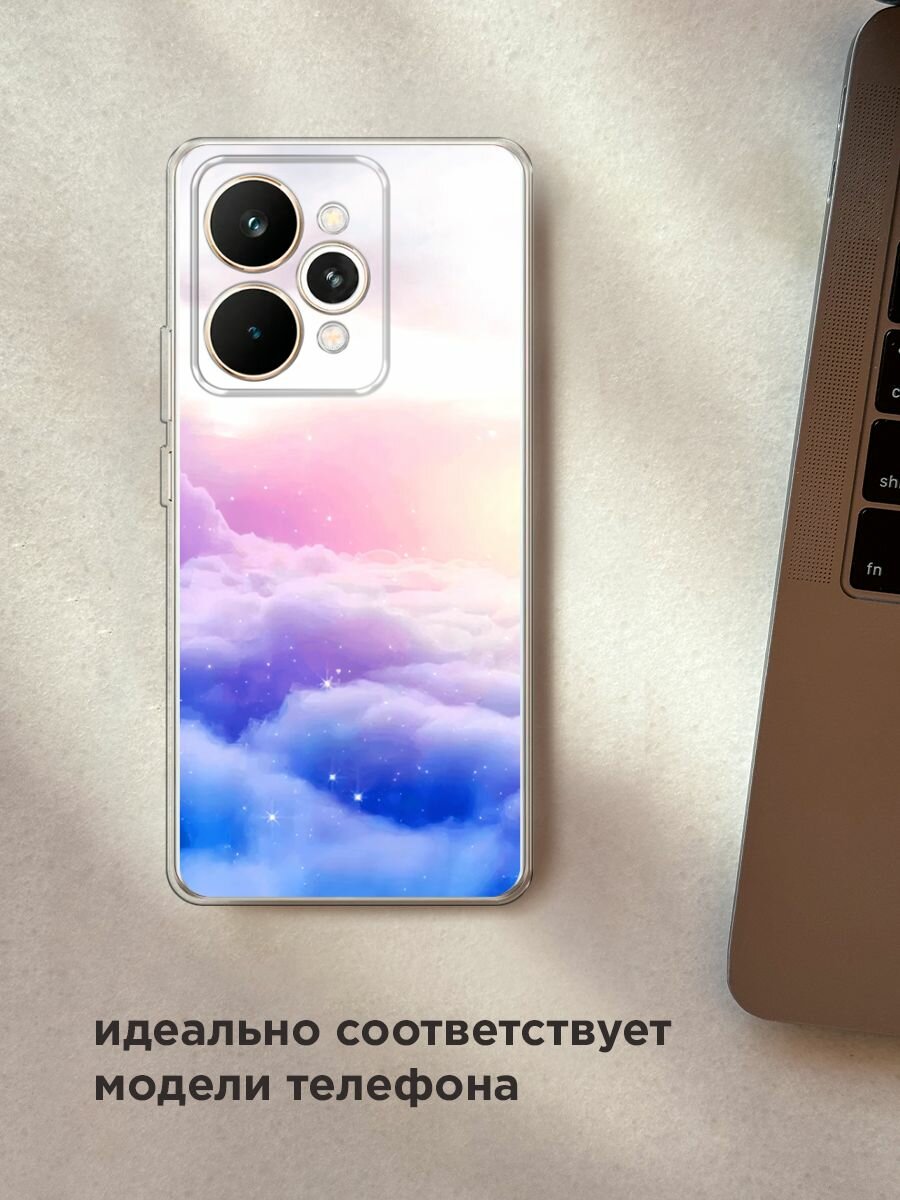 Силиконовый чехол на Realme 15 Pro / Реалми 15 Про с принтом "Небеса" — фото 1