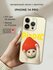 Чехол на Apple iPhone 14 Pro / Айфон 14 Про с принтом "Котик с надписью", прозра...
