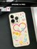Чехол на Apple iPhone 14 Pro / Айфон 14 Про с принтом "Happy lovely", прозрачный